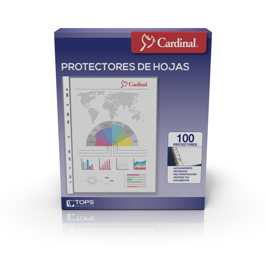 Esselte Cardinal Protectores De Hojas Tamaño Carta Transparente ...